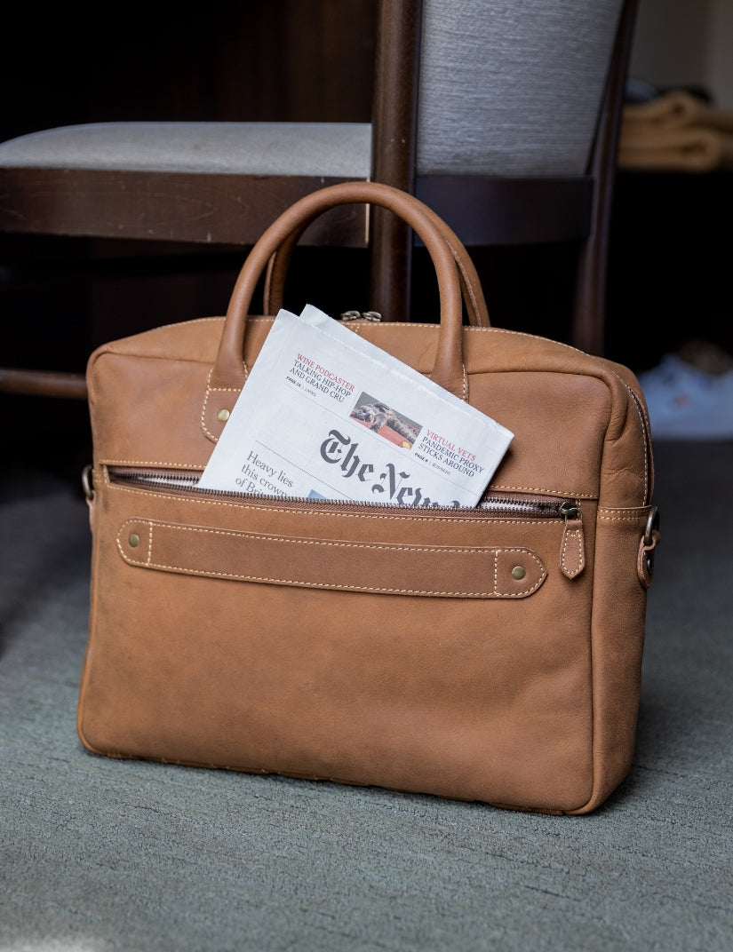 Elegant leather briefcases for women | Premium business bags