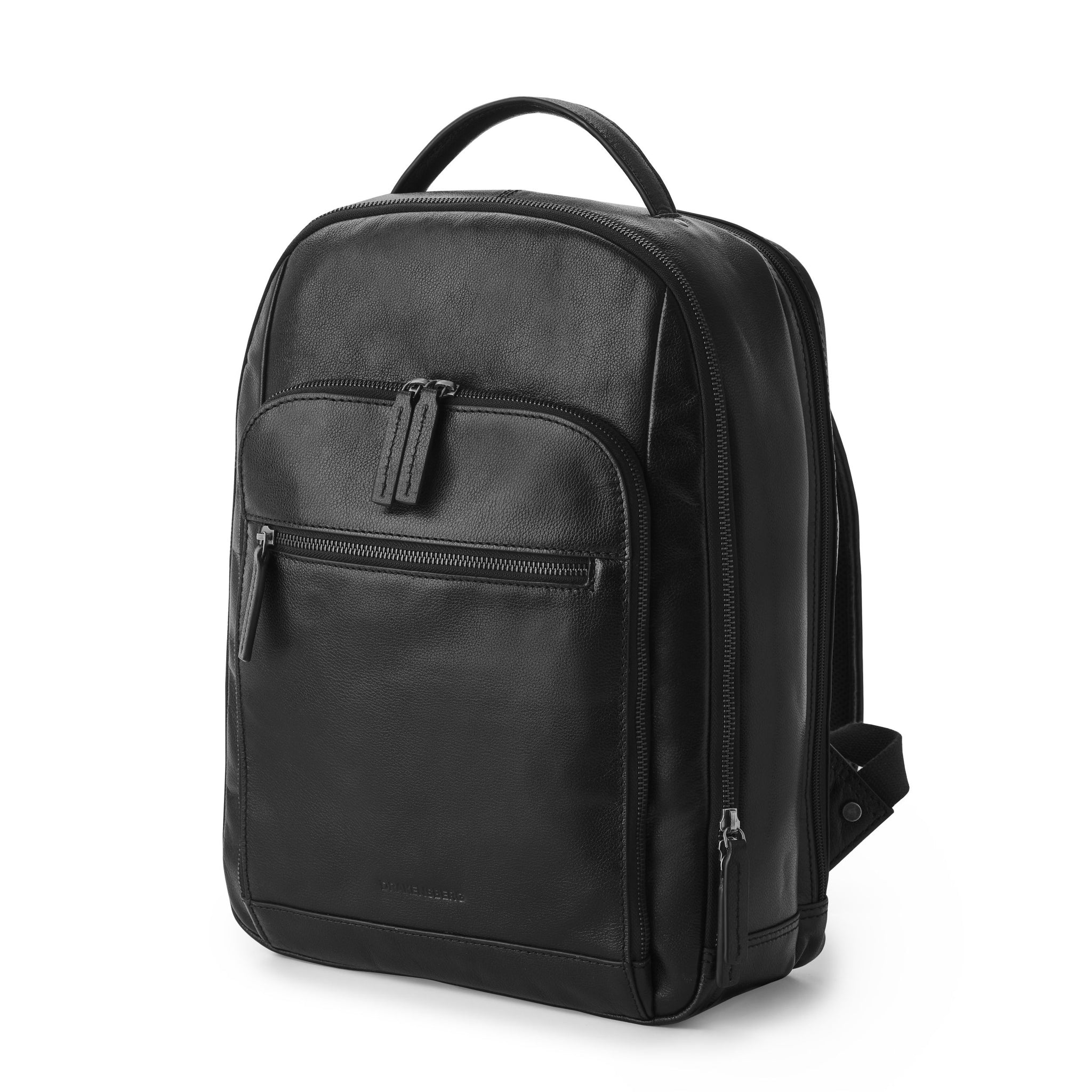 Leather business backpack »Frederico« laptop compartment, luxury ...