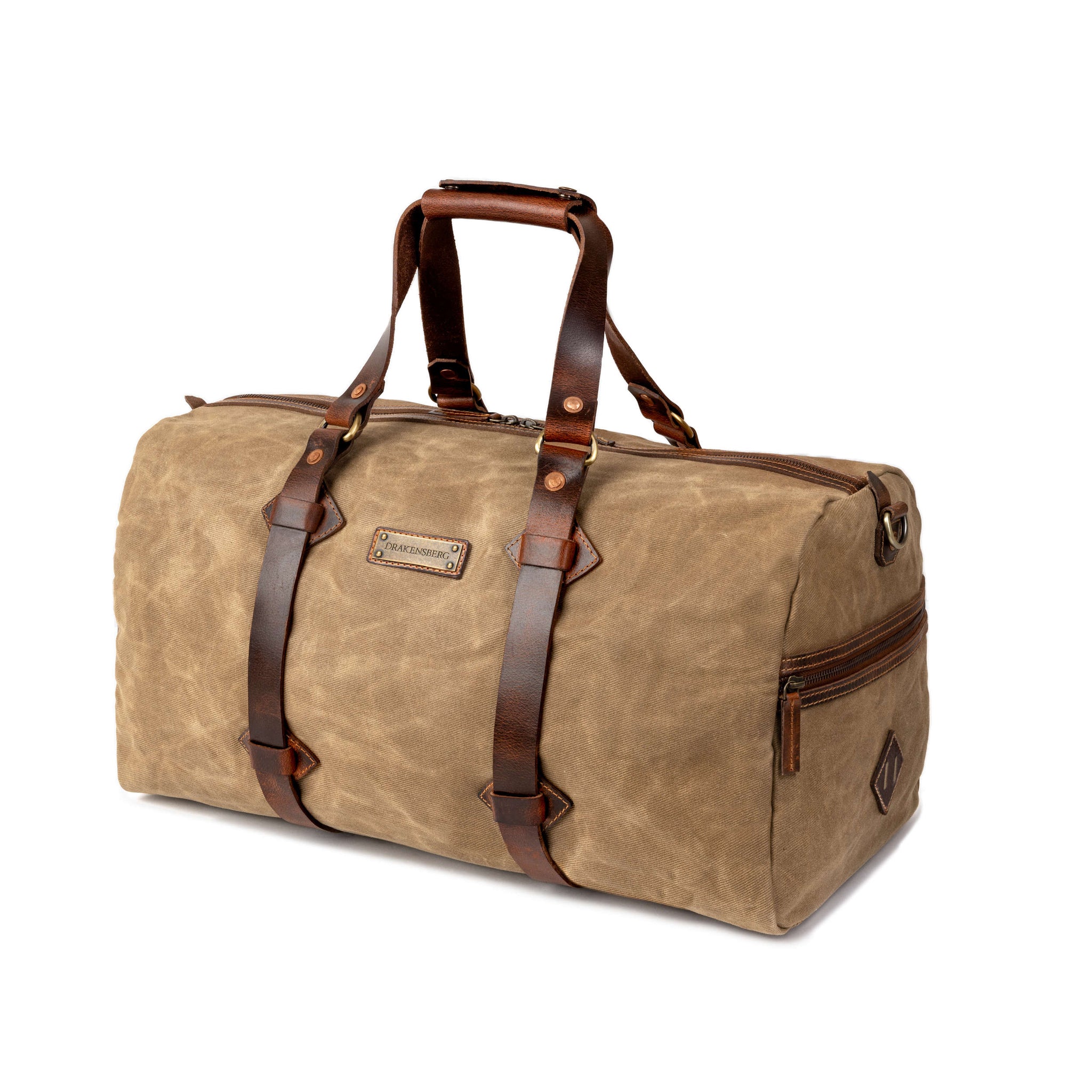 Wax Canvas Leather Weekender Men Cody, water repellent
